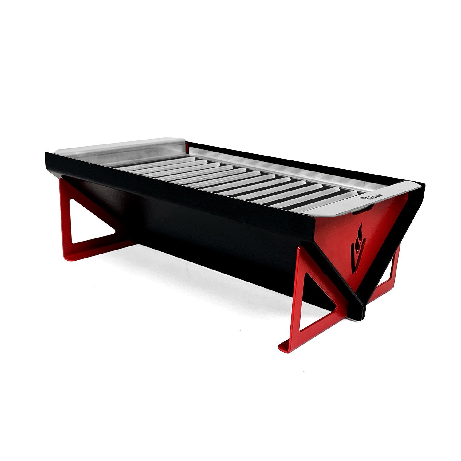 Mini Portable BBQ - Flat-pack Design - Modular Grill Tops
